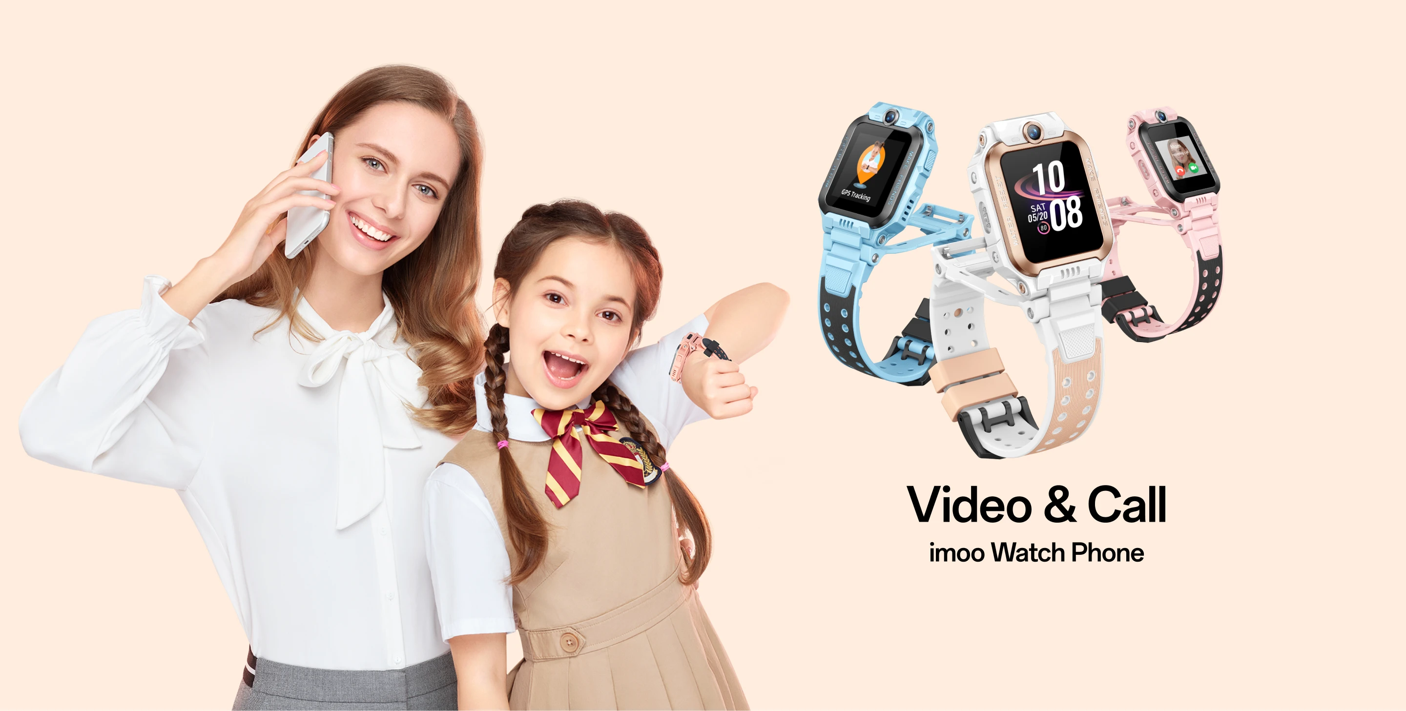 imoo Watch Phone Z7 mit Dual-Kamera, GPS & Anrufsicherheit | imoo